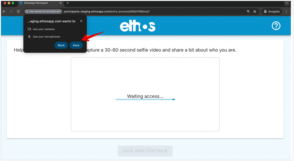 Video Survey: Participant Help Center – EthOS – Help Center